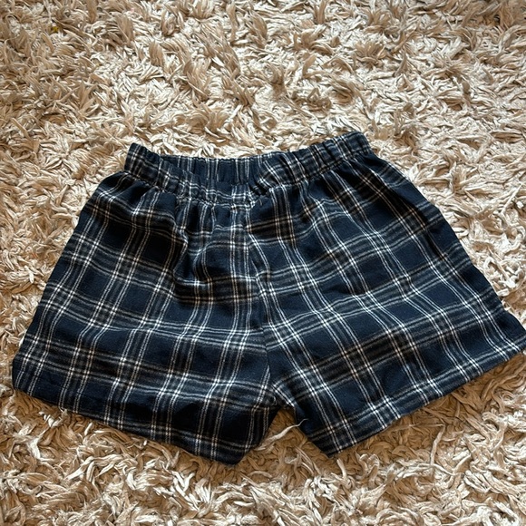 Intimates & Sleepwear | Flannel Cute Pj Shorts With Pockets Blue And ...